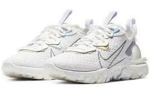 Nike React Vision 'white Iridescent' Sneakers - White/particle Grey