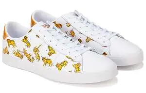 Onitsuka Tiger Lawnship 3.0 Animal Print Leather Sneakers - White