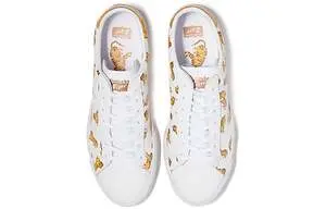 Onitsuka Tiger Lawnship 3.0 Animal Print Leather Sneakers - White