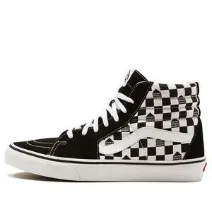 VANS Sk8-hi Dsm Checkboard High Top Sneakers - Black/white