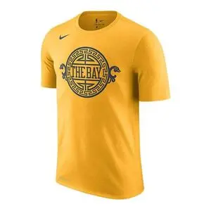 Nike Golden State Warriors City Edition Dry Tee - Yellow