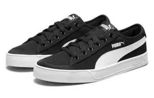 PUMA Smash V2 Vulc Cv Low Top Sneakers - Black