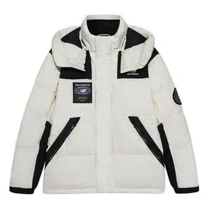 NEW BALANCE Padded Down Jacket - White/black