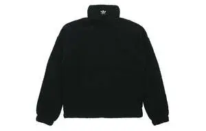 Adidas Originals Lambswool Jacket With Large Logo Pattern