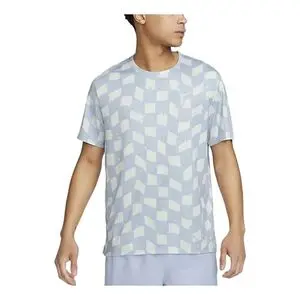 Nike Dri-fit Miler Short-sleeve Running Top - Cobalt Bliss