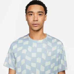 Nike Dri-fit Miler Short-sleeve Running Top - Cobalt Bliss