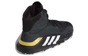 Adidas Pro Bounce 2019 Gca High Top Sneakers - Cblack/ftwwht/grefou