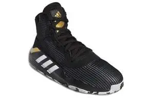 Adidas Pro Bounce 2019 Gca High Top Sneakers - Cblack/ftwwht/grefou