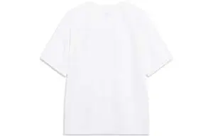 LI-NING Badfive Logo T-shirt 'white Blue - White/blue