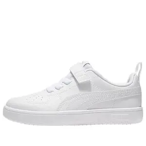 PUMA Leather Lace Up Sneakers With Hook-and-loop Closure