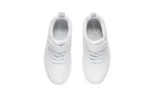 PUMA Leather Lace Up Sneakers With Hook-and-loop Closure
