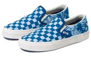 VANS Classic Slip-on Low Top Sneakers - Blue/white