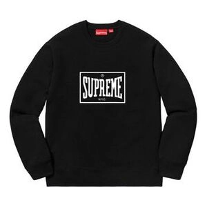 Supreme Warm Up Crewneck Pullover - Black