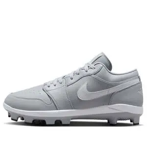 JORDAN Air Jordan 1 Retro MCS Low Baseball Cleats Grey