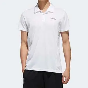 Adidas Training Sports Short Sleeve Polo Shirt - White