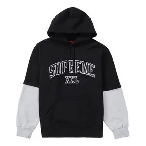 Supreme Supreme Logo Sports Hooded Sweatshirt Black