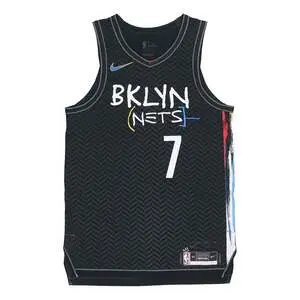 Nike Brooklyn Nets Basketball Jersey Durant #7 - Black