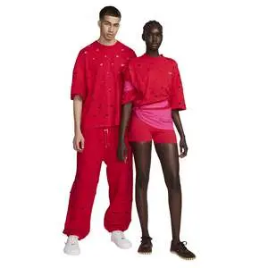 Nike X Jacquemus Embroidered Swoosh T-shirt - Red