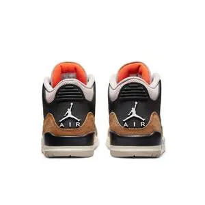 JORDAN Air 3 Retro "desert Elephant - Black/rush Orange/fossil Stone