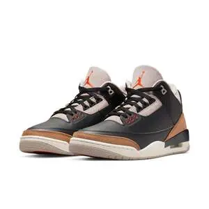 JORDAN Air 3 Retro "desert Elephant - Black/rush Orange/fossil Stone
