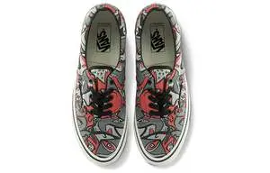 VANS Og Era Lx "doodle" Sneakers - Red/gray