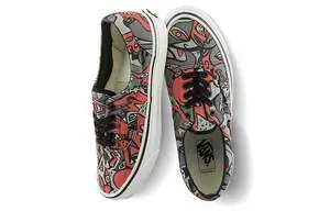 VANS Og Era Lx "doodle" Sneakers - Red/gray
