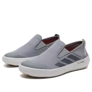 Adidas Boat Slip On Shoes - Grey