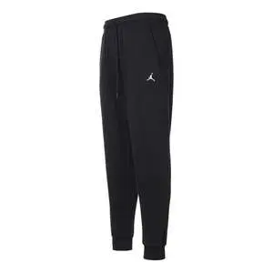 JORDAN Elastic Waistband Sports Pants Black - Default Colorway