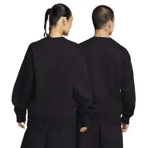Nike Solo Swoosh Crewneck Sweatshirt Asia Sizing - Black