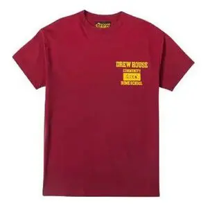Drew House Burgundy Community T-shirt - Red
