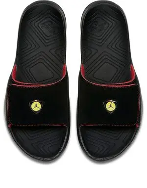 JORDAN Air Hydro Slide - Black/varsity Red