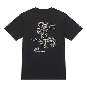 NEW BALANCE Graphic T-shirt - Black