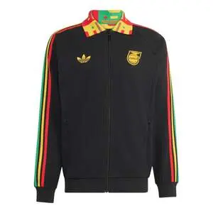 Adidas Jamaica 2026 X Bob Marley Anthem Track Jacket - Black