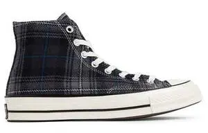 CONVERSE Chuck 70 Hi Plaid Pack Sneakers - Black