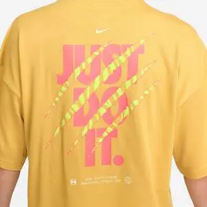 Nike Just Do It Brandriffs T-shirt 'yellow - Yellow/multi-color