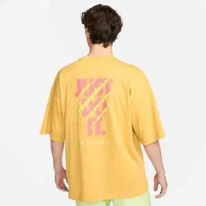 Nike Just Do It Brandriffs T-shirt 'yellow - Yellow/multi-color