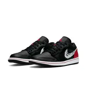 JORDAN 1 Low 'brushstroke Swoosh