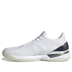 Adidas Ubersonic 3 Hard Court Tennis Shoes - White/silver