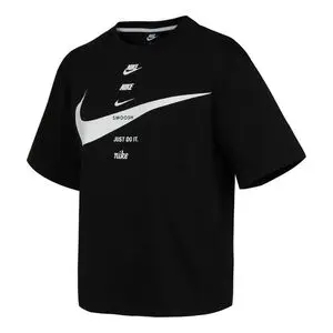 Nike Logo Printed Loose Fit T-shirt