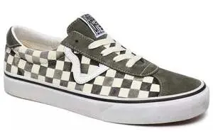 VANS Sport Grey Checkboard Sneakers