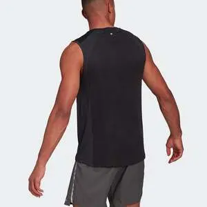 Adidas Sleeveless Running Sports Vest - Black