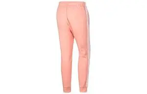Adidas Originals Sst Tp Solid Color Straight Sports Pants - Pink
