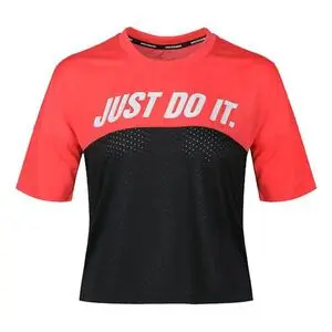 Nike Retro Tailwind Short Sleeve T-shirt - Red/black