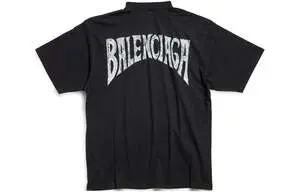 Balenciaga Tropical T-shirt Medium Fit - Black