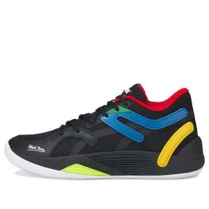 PUMA Black Fives X Trc Blaze Court Basketball Sneakers - Black/red/blue
