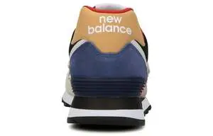 NEW BALANCE 574 Sneakers - Cream/blue/brown