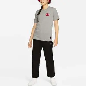 JORDAN X Nina Chanel Abney T-shirt - Grey/red/multi-color