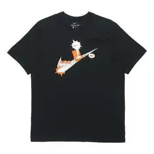 Nike Graphic Print Knit T-shirt - Black