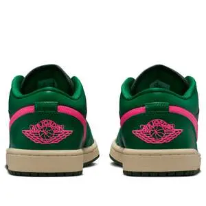 JORDAN 1 Low Sneakers - Fir/malachite/pink Blast