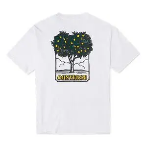 CONVERSE Graphic Print Short Sleeve T-shirt - White